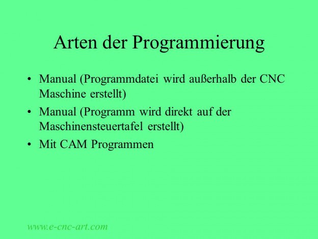 CNC Programmierung – Part 1- GRUNDLAGEN | CNC-ART