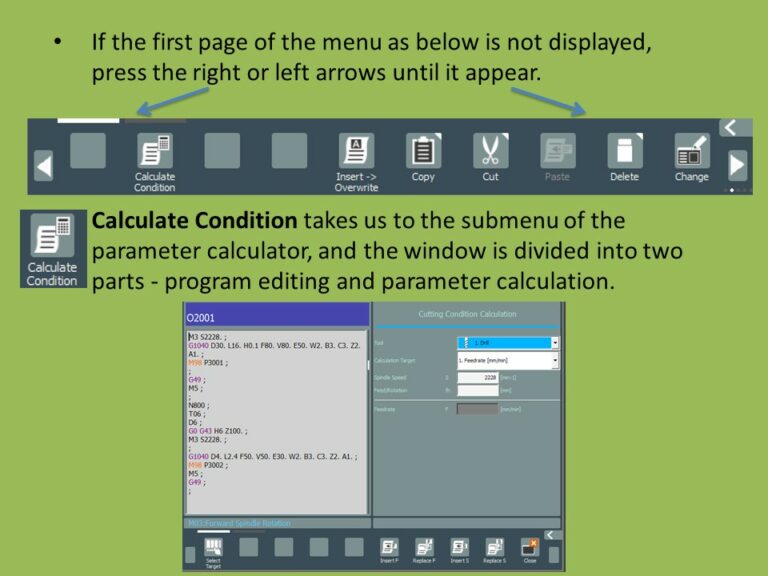 Fanuc iHMI – Calculate Condition – Your built-in parameter calculator | CNC-ART