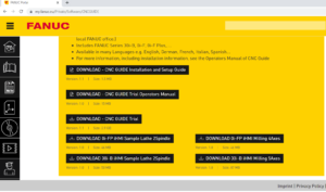 CNC GUIDE – computer simulator of Fanuc controls – instructions on how ...