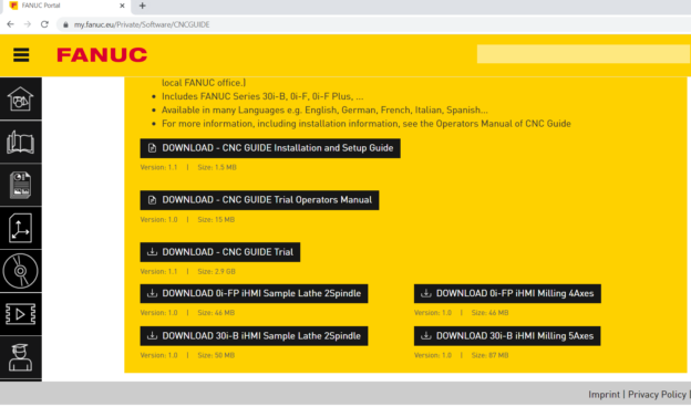 CNC GUIDE – computer simulator of Fanuc controls – instructions on how ...